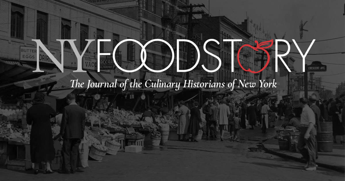 NYFoodStory: The Journal of the Culinary Historians of New York